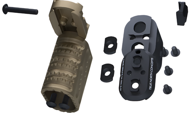 True North Zero-8 V2 Grip | S-Grip M-LOK Adjustable Foregrip – Tactical ...