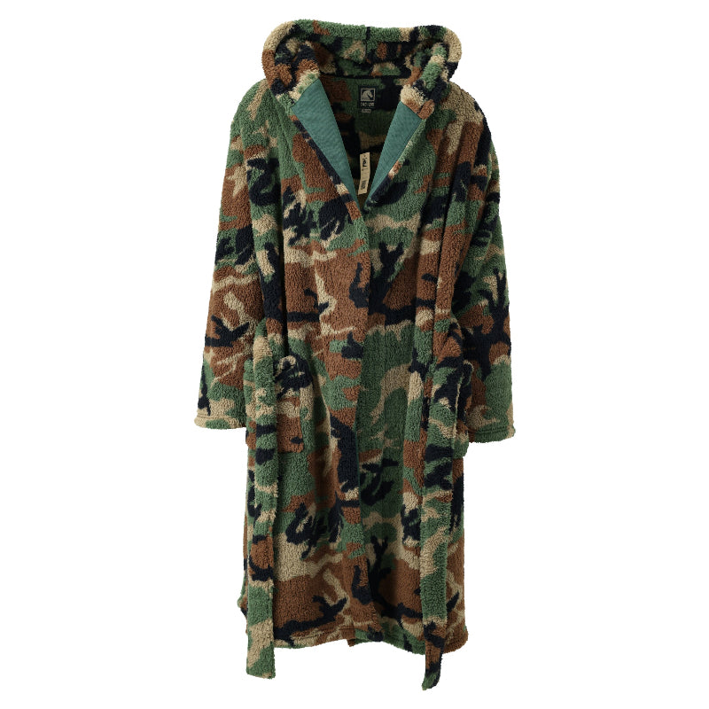 TD Fozzy Woodland Robe | Tactical Comfort in M81 Camo – Tactical ...