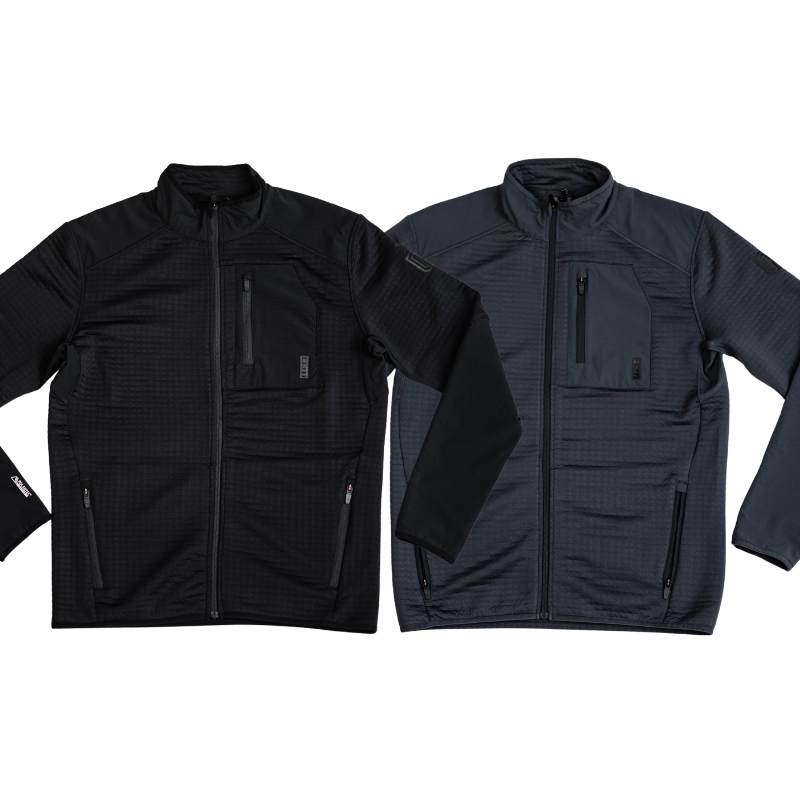 Men’s Tactical Fleece Jacket | MTHD Overland Zip-Up Cold Weather Layer ...