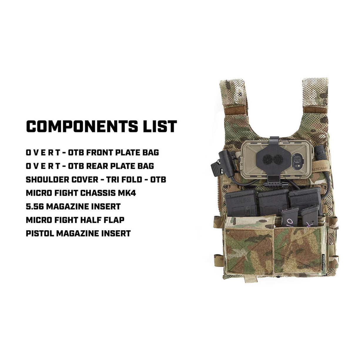 Spiritus Micro Fight Chassis Mk4 | Modular Chest Rig Base – Tactical ...