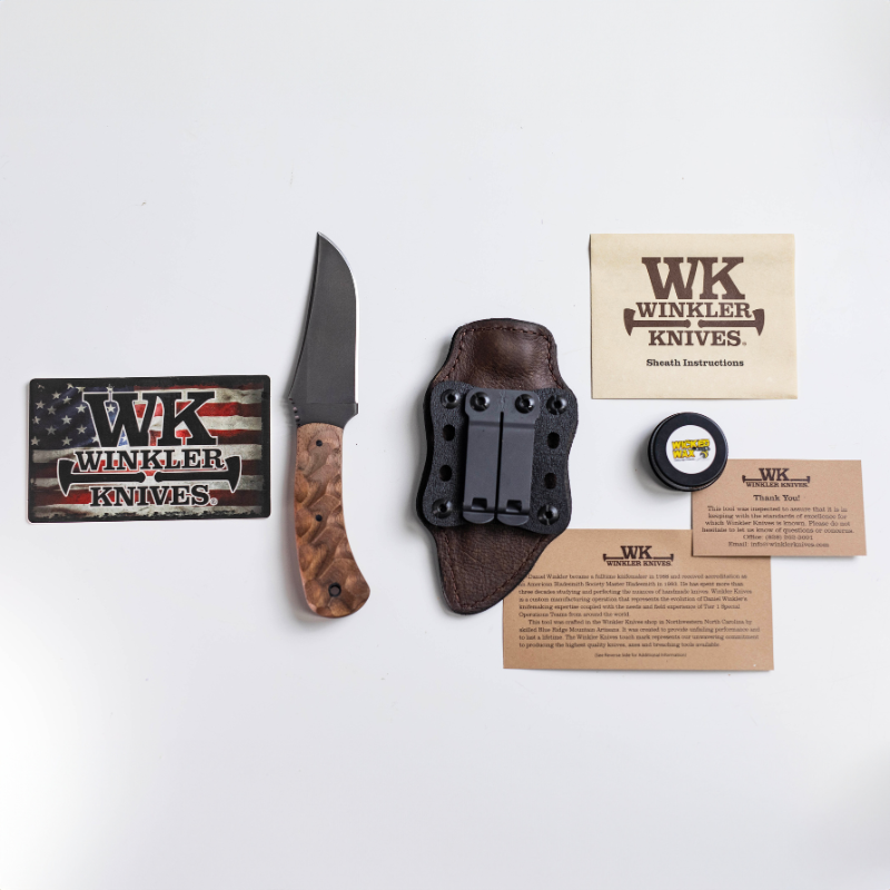 Winkler Blue Ridge Hunter Knife | Compact Fixed Blade Utility ...