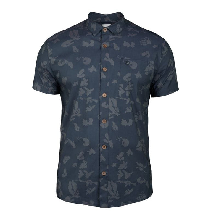 Men’s Tactical Hawaiian Shirt | TD Aloha Button Up Short Sleeve Shirt ...