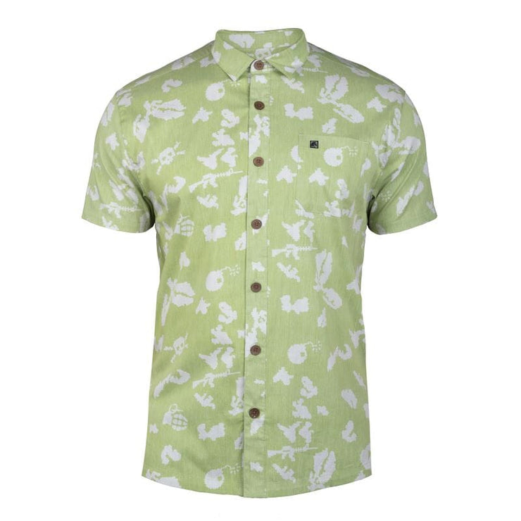 Men’s Tactical Hawaiian Shirt | TD Aloha Button Up Short Sleeve Shirt ...