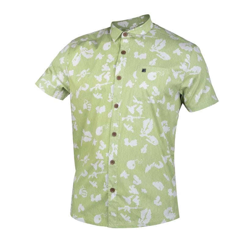 Men’s Tactical Hawaiian Shirt | TD Aloha Button Up Short Sleeve Shirt ...